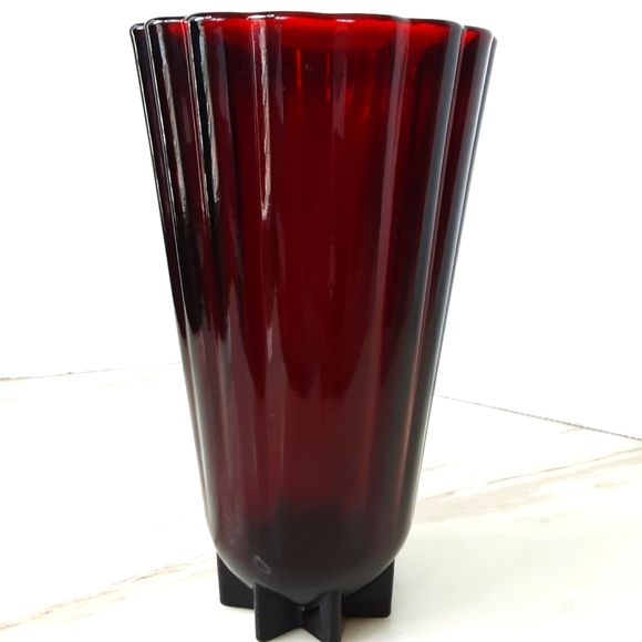 Anchor Hocking | Art | Vtg Anchor Hocking Royal Ruby Rachel Oxblood Red ...